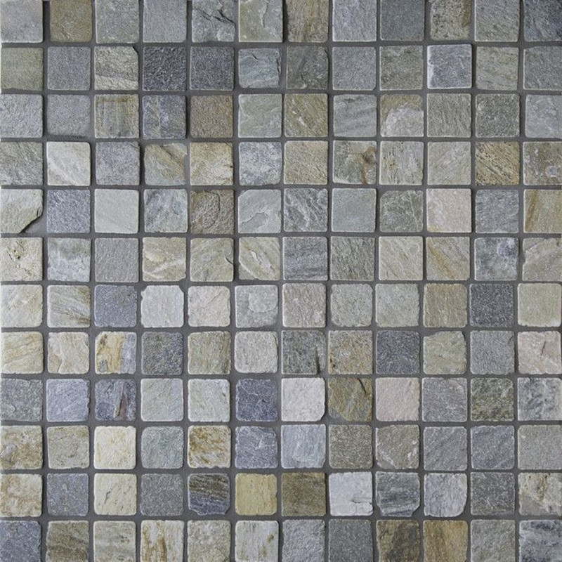 TM-M023 Natural Slate Mosaic,Slate Stone Mosaic