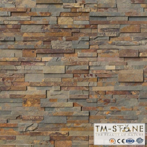 TM-W012A Autumn Leaf Wall Stone,Ledge Stone Wall Panels